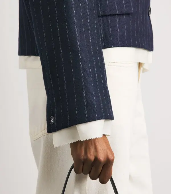 Rag & Bone Wool-blend Herringbone Stripe Lawrence Blazer