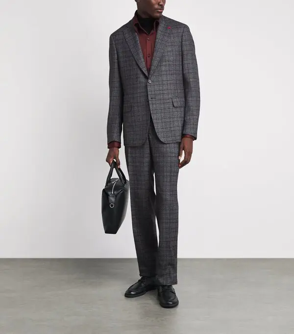 Isaia Silk Jersey Shirt - Red