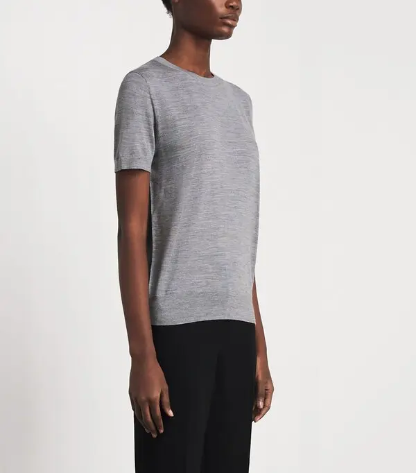 Theory Wool Short-sleeve T-shirt