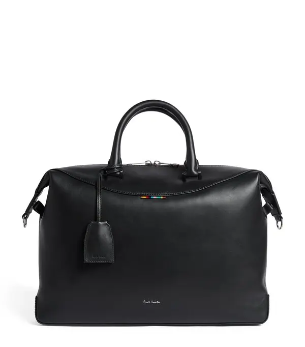Paul Smith Leather Signature Tab Duffle Folio Bag