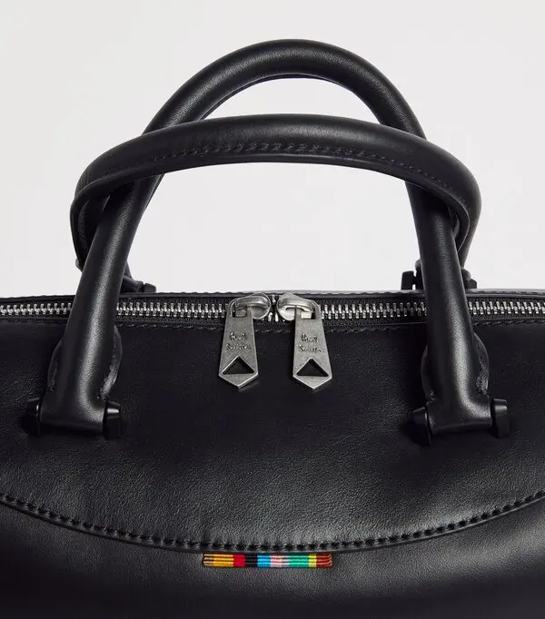 Paul Smith Leather Signature Tab Duffle Folio Bag