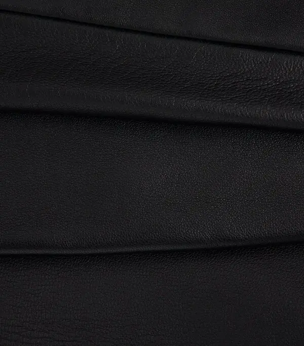 RÓHE Leather Pencil Midi Skirt