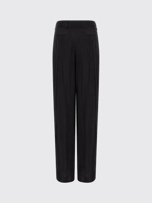 Dries Van Noten High-waisted Wide-leg Cotton Palazzo Pants With Belt