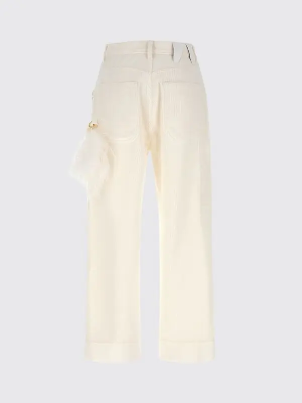 DARKPARK High-waisted Wide-leg Corduroy Pants With 5-pocket Design