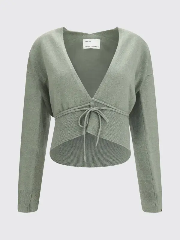 Extreme Cashmere Cashmere-blend Wrap Cardigan With Belt