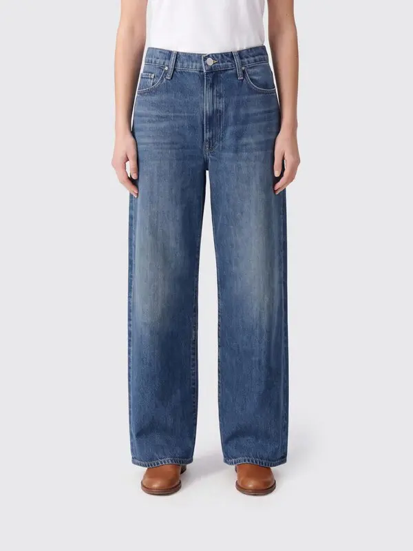 MOTHER The Dodger Mid-rise Baggy Cotton Denim Jeans