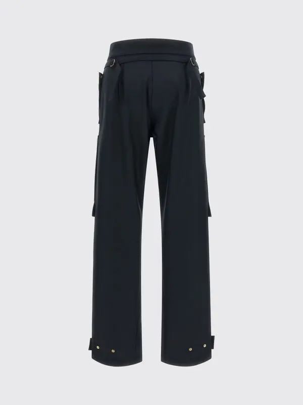 DARKPARK High-waisted Wide-leg Wool Blend Cargo Pants