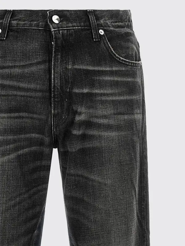 HAIKURE Star High-waisted Wide-leg Cotton Denim Jeans