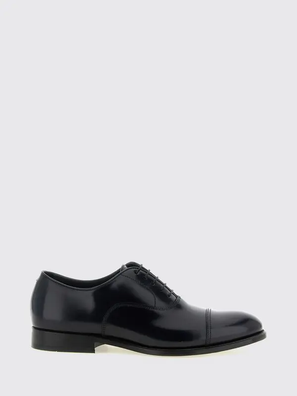 DOUCAL'S Round-toe Oxford Lace-up Shoes In Lamb Leather