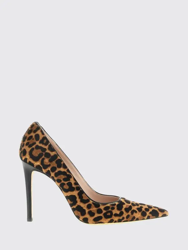 STUART WEITZMAN Power Animal Print Pony-hair Effect High Heel Pumps