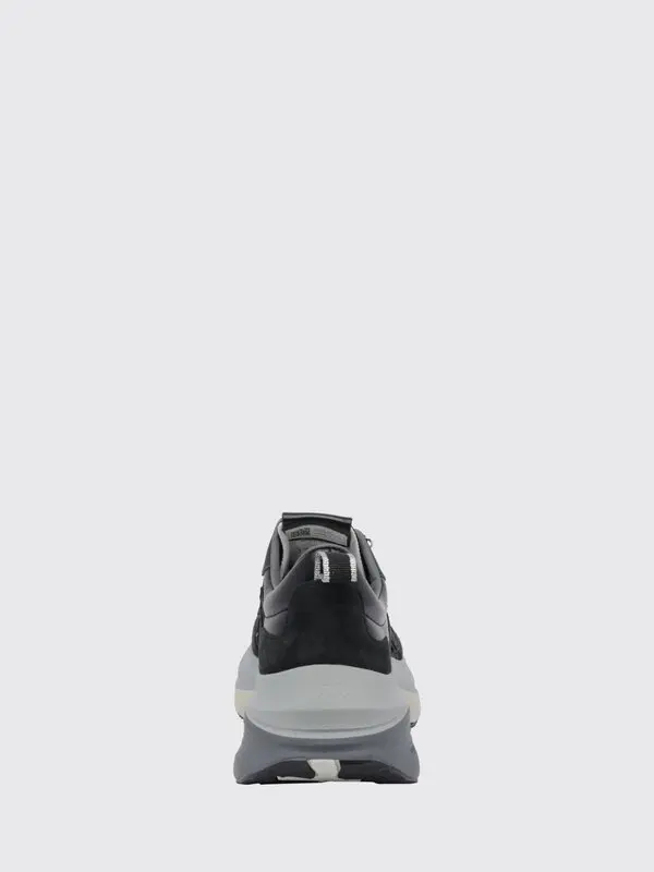 Premiata Hill Nylon And Suede Sneakers With Chunky Sole