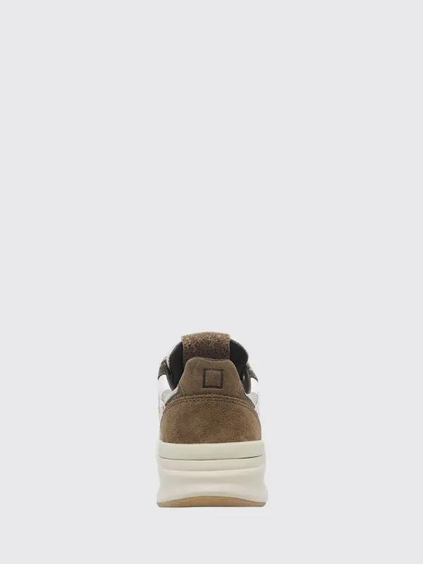 D.a.t.e. Musa Suede And Mesh Low-top Sneakers With A Leather Interior