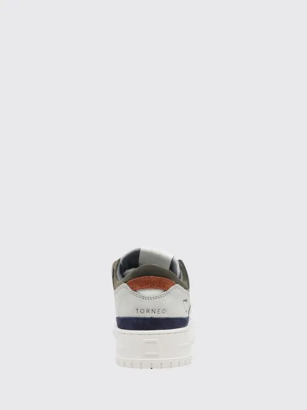 D.a.t.e. Torneo Leather And Suede Low-top Sneakers With Perforated Toe - White 1