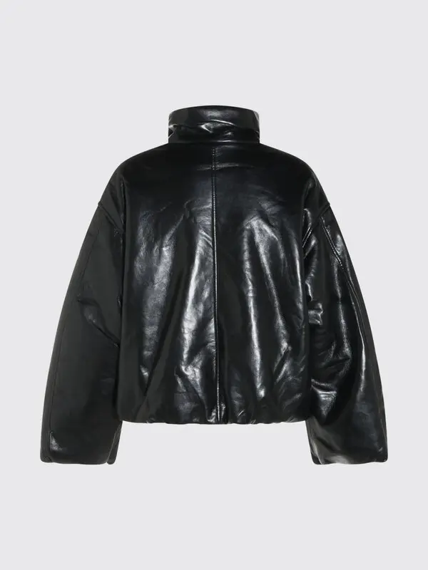 ANINE BING Cyrus Regenerated Leather Bomber Jacket With A Relaxed Fit