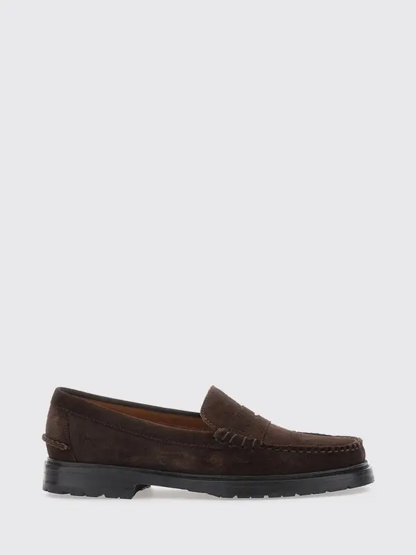 SEBAGO Dawson Suede Penny Loafers - Earth
