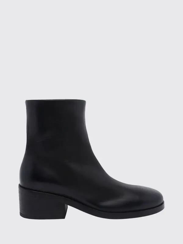 Marsèll Olo Calf Leather Ankle Boots With Side Zip Closure