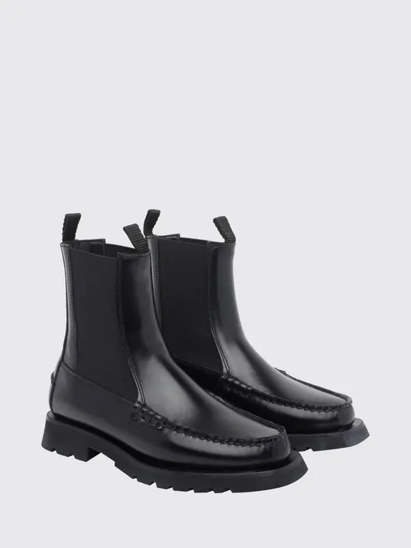 Hereu Alda Sport Leather Chelsea Boots With Lug Sole