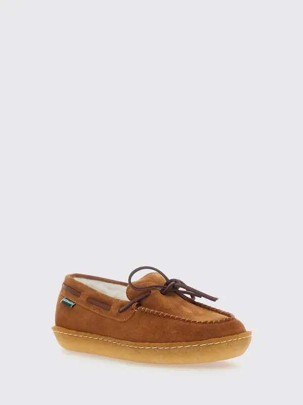 SEBAGO Colton Round-toe Suede Boat Shoes With Adjustable Laces