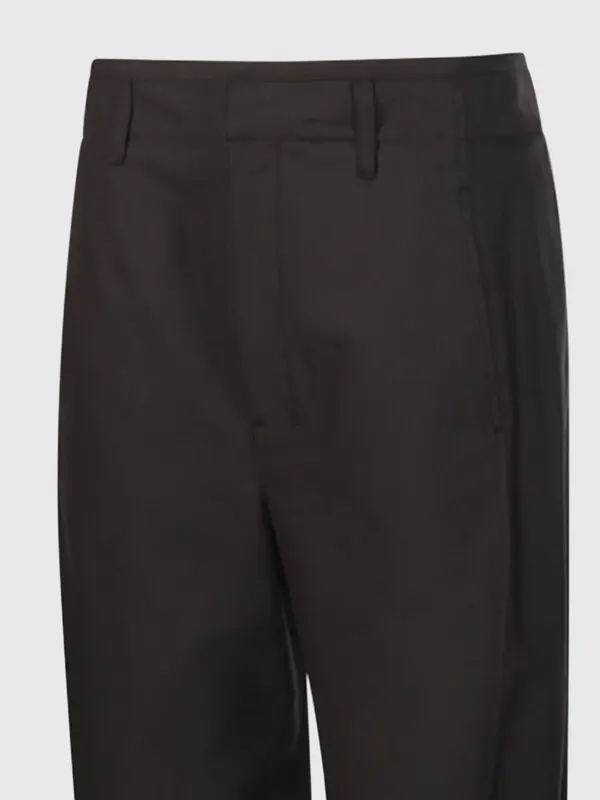 LEMAIRE High-waisted Wide-leg Cotton Pants