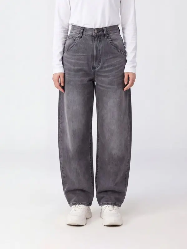 DARKPARK Khris High-waisted Baggy Five-pocket Jeans In Denim