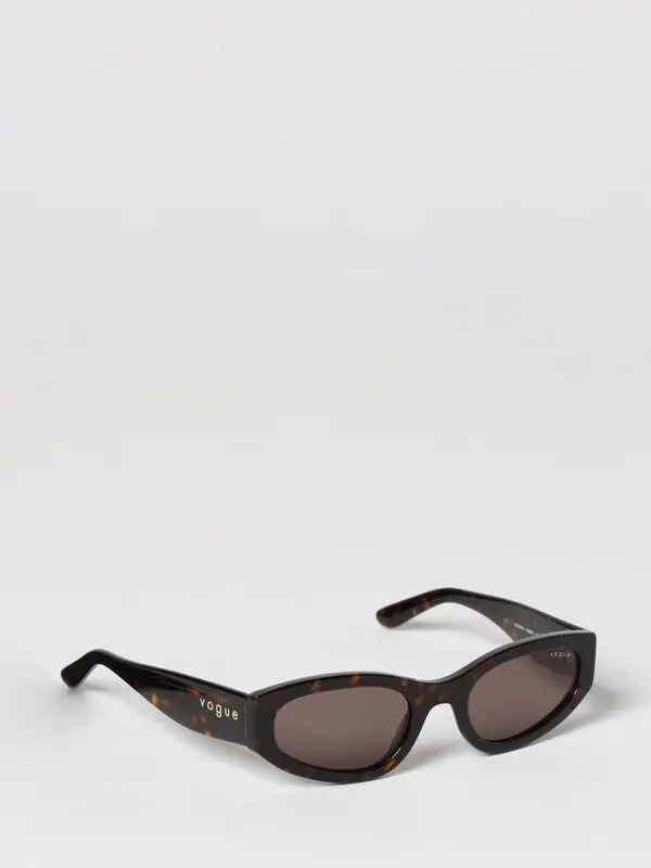 VOGUE Tortoiseshell Acetate Cat Eye Sunglasses With Oval Shape