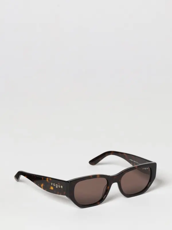 VOGUE Tortoiseshell Acetate Rectangular Cat Eye Sunglasses - Multicolor