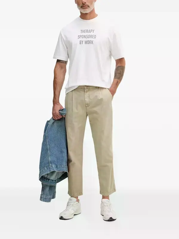 BENETTON Pleated Elasticated-waistband Trousers