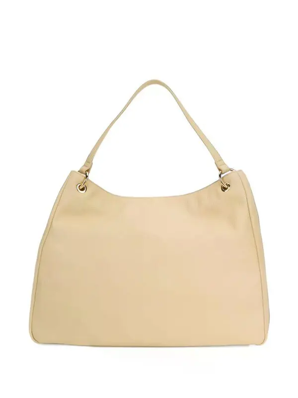 Moschino Logo-plaque Tote Bag - Neutrals