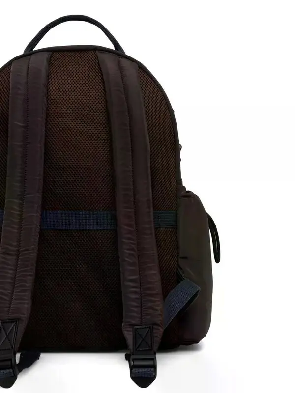 Armani Exchange Logo Panelled Backpack