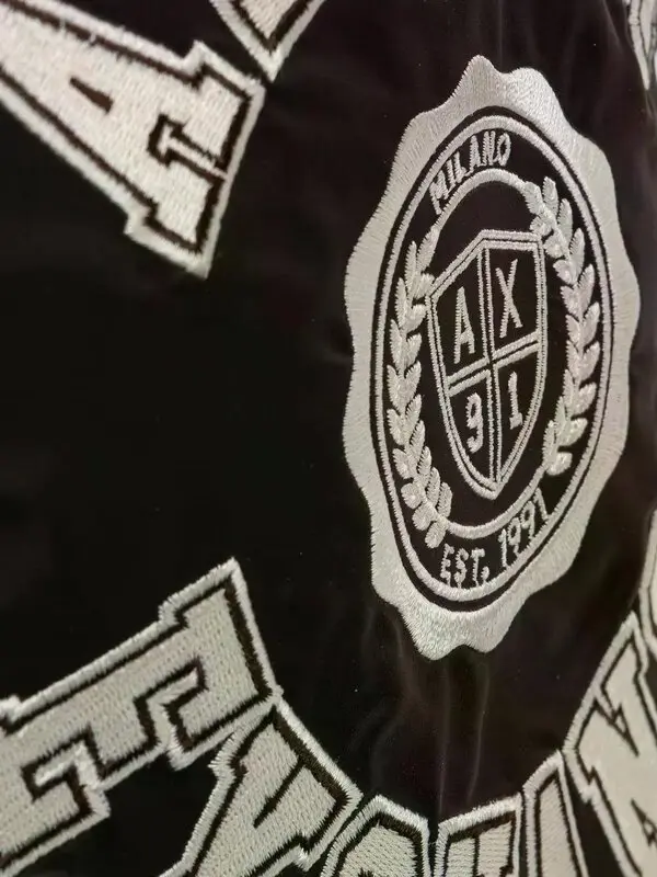 Armani Exchange Logo Panelled Backpack