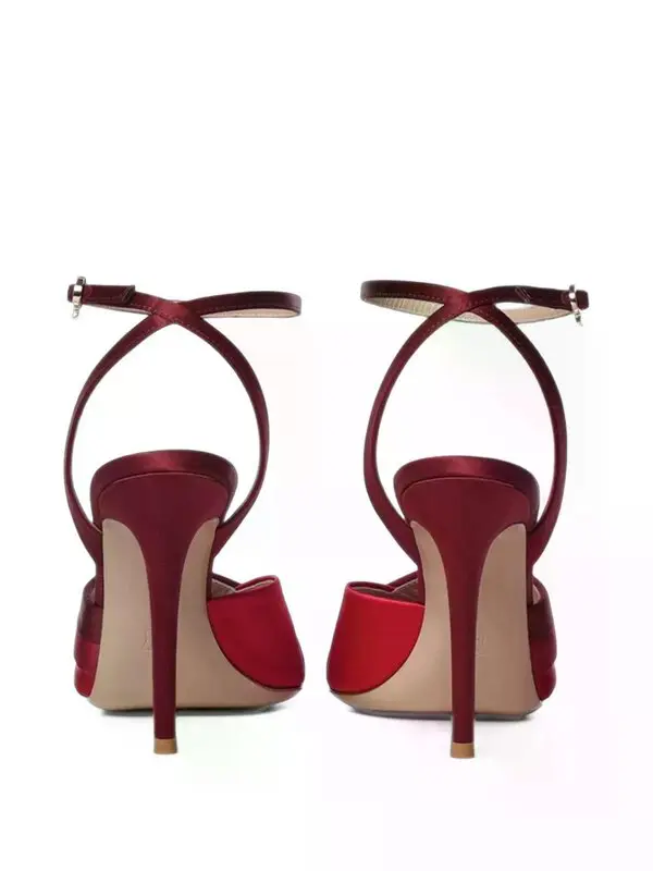 GIANVITO ROSSI Satin Heeled Sandals
