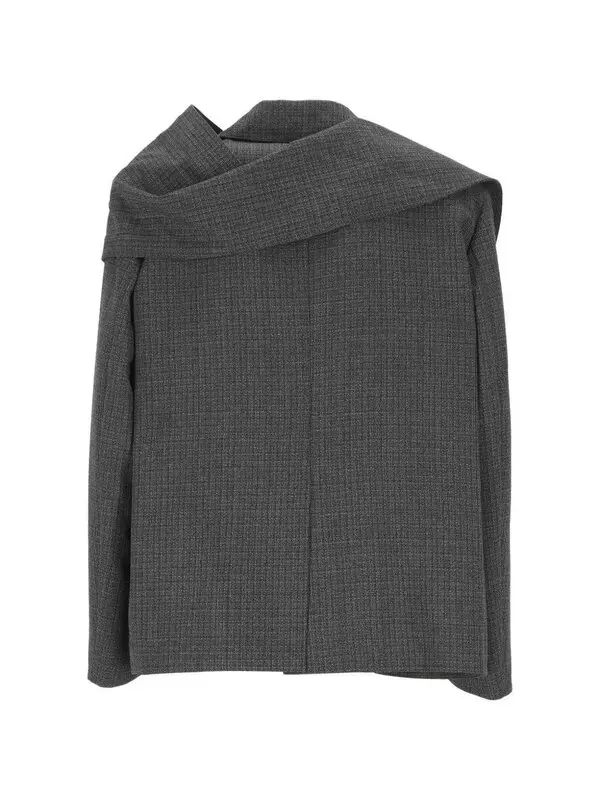 THE EROSE Jannis Double-breasted Blazer - Grey