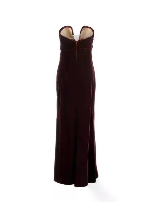 Giorgio Armani Strapless Velvet Gown
