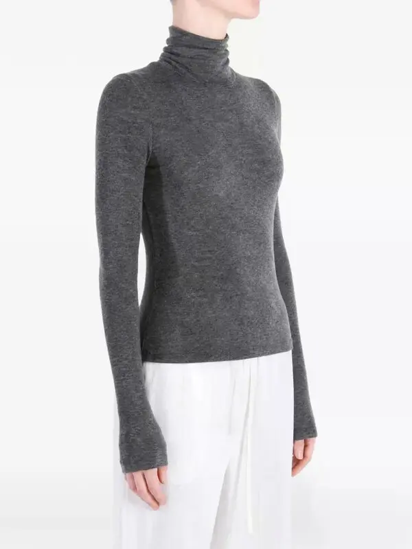 AMOMENTO Roll-neck Long-sleeve T-shirt