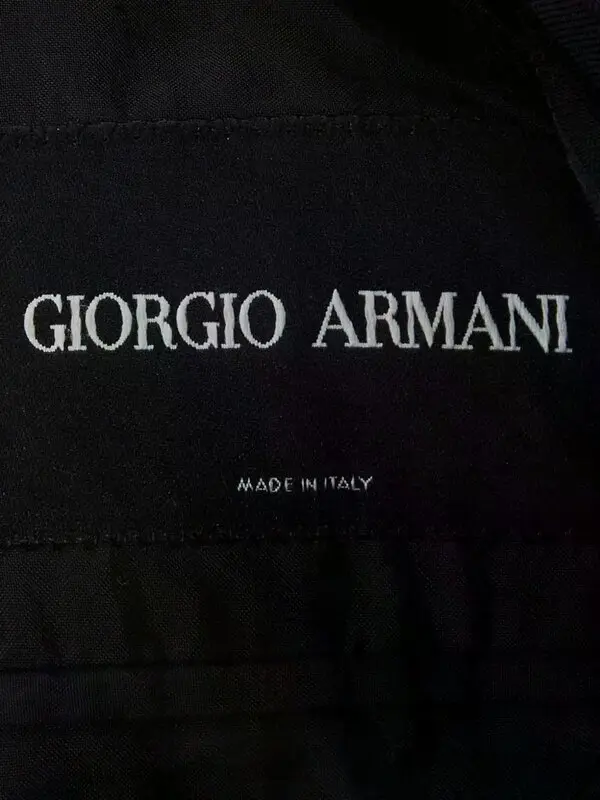 Giorgio Armani Striped Single-breasted Blazer