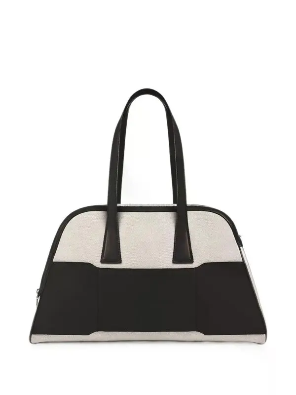 AVITEUR Leather-trim Canvas Pet Carrier - Neutrals