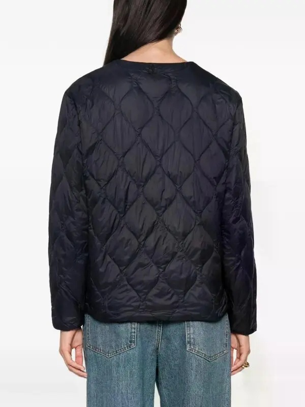 Taion Quilted Toggle-fastening Jacket - Blue
