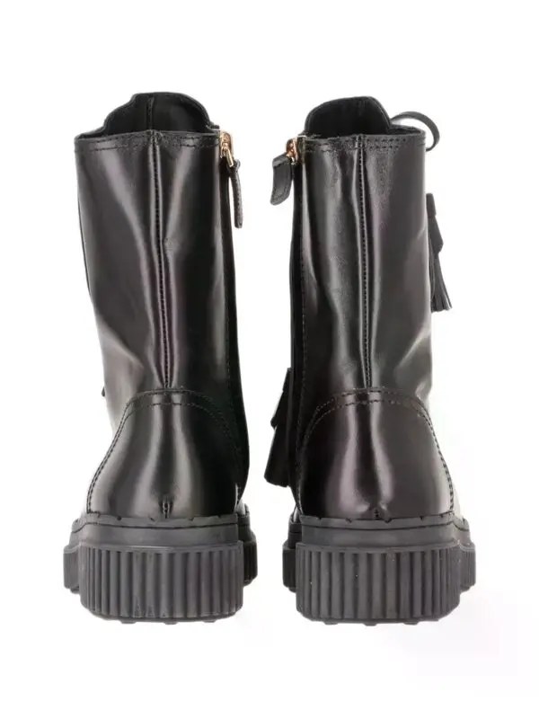TOD'S Tassel-detail Lace-up Boots