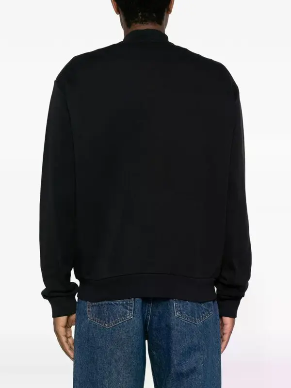Emporio Armani Logo-print Zip-fastening Sweatshirt