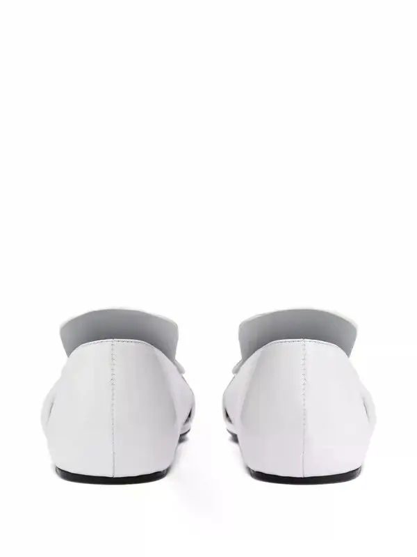 Christopher Esber Chisel Cut-out Leather Loafers