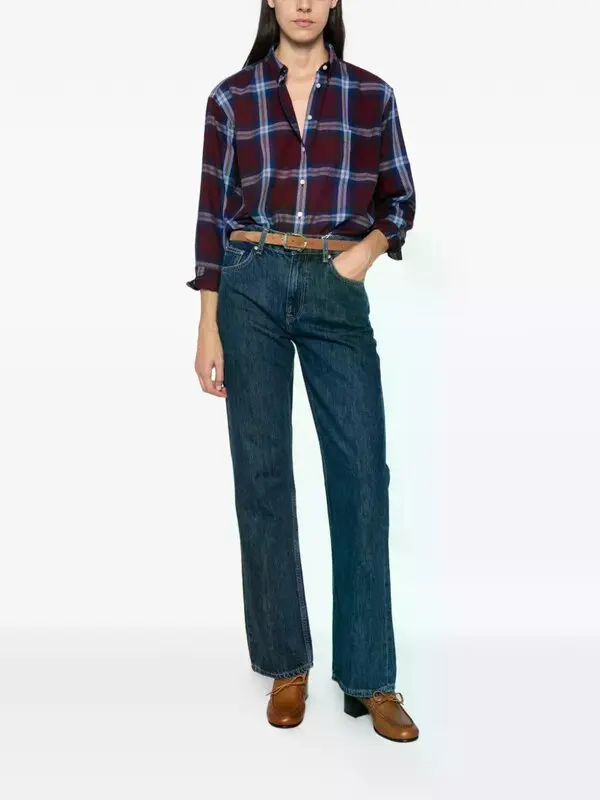 Gant Checked Flannel Shirt - Red