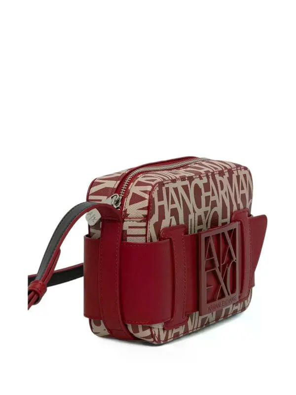 Armani Exchange Logo-print Buckle-detail Shoulder Bag