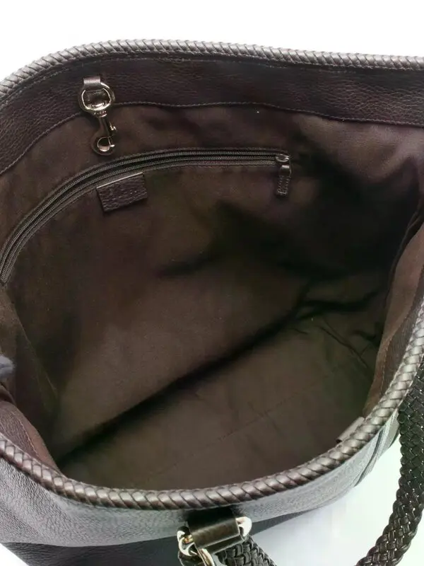 Gucci 2000-2015 Leather Braided Handle Tote Bag