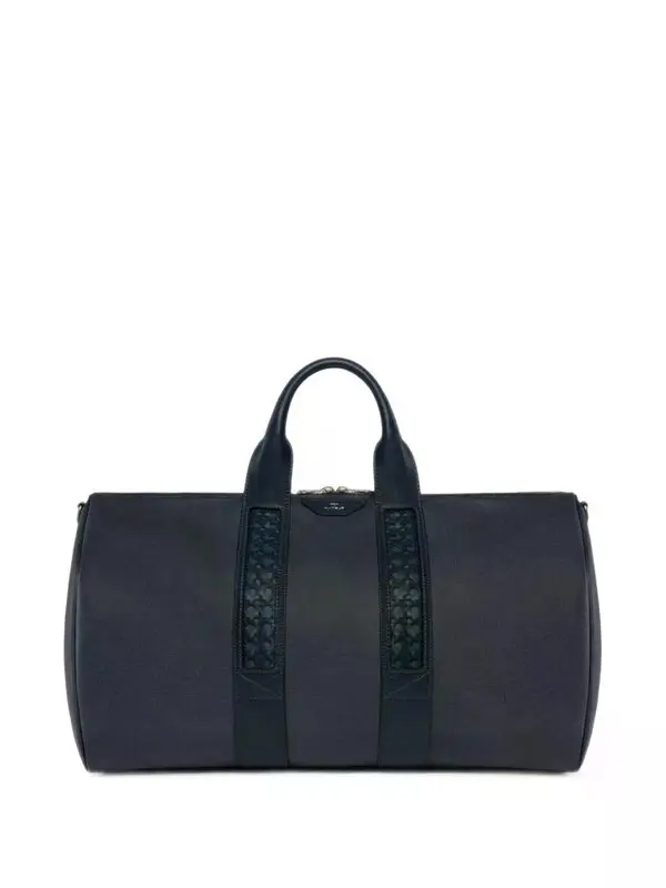 AVITEUR Newport Woven-panel Canvas Duffle Bag