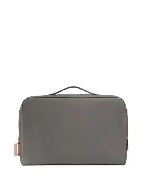 AVITEUR Cristallo Leather Prism-clasp Briefcase
