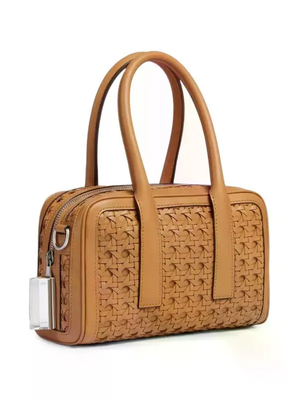 AVITEUR Cristallino Cannage-weave Leather Tote Bag