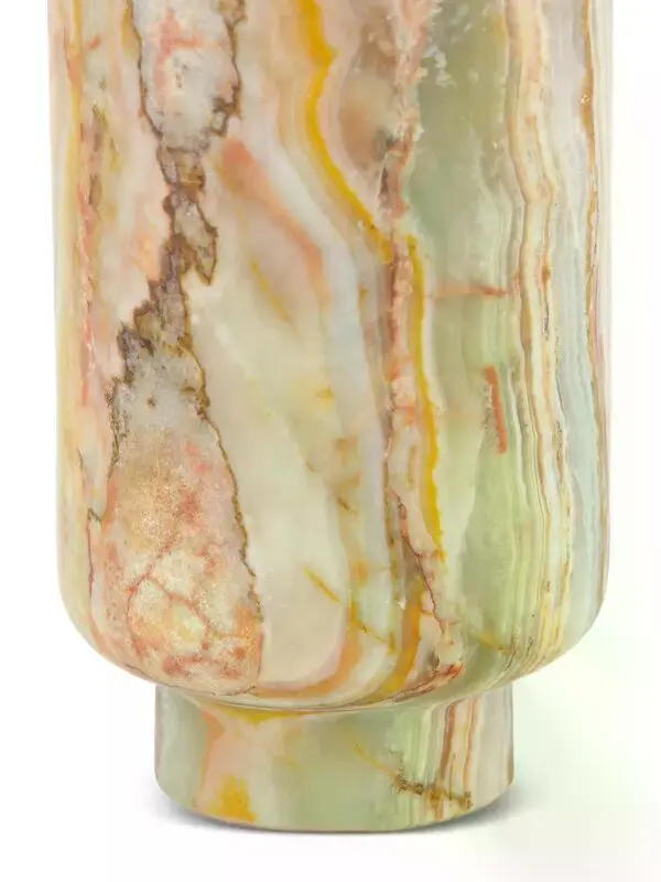 ZACONI Sculptural Onyx Vase