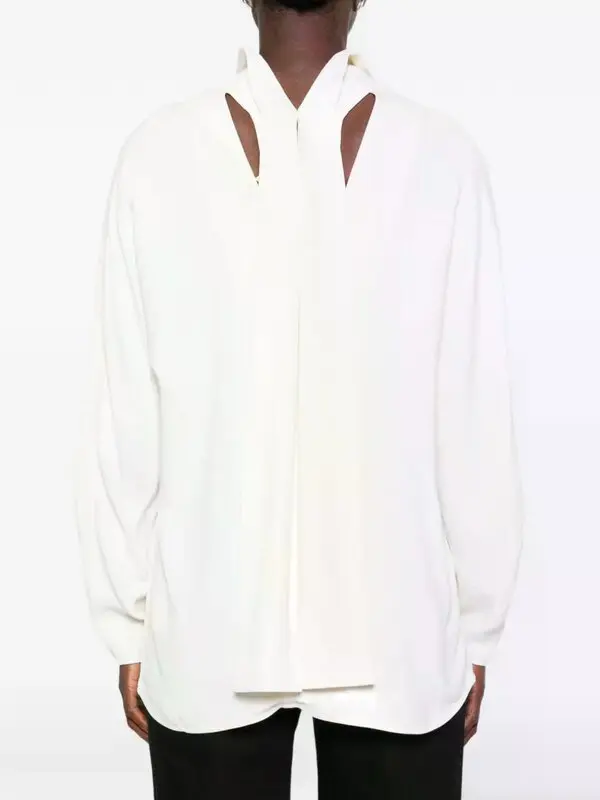 TOTEME Draped Cut-out Blouse