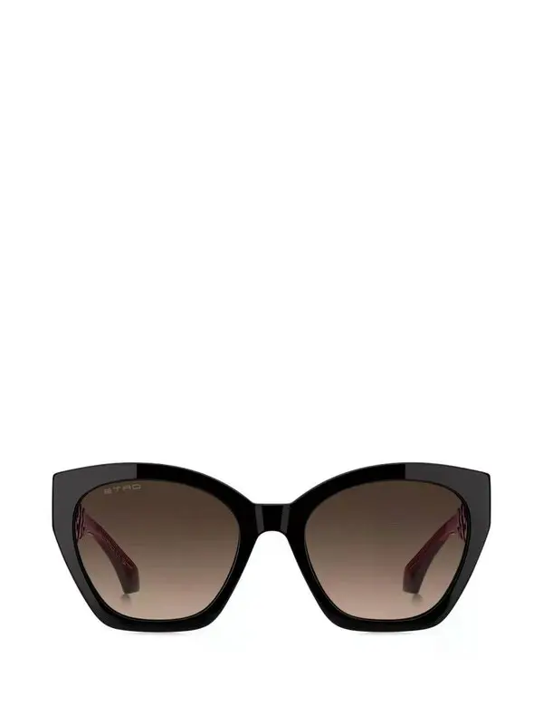 Etro Paisley-print Cat-eye Sunglasses - Black