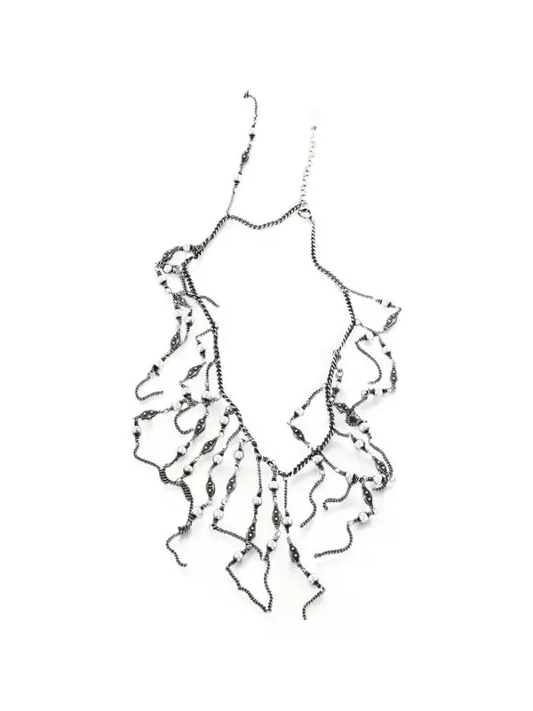 ANN DEMEULEMEESTER Beaded Multi-chain Necklace